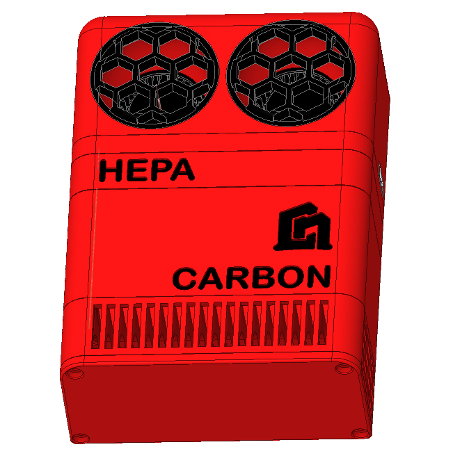 RE-RE-Remix-RGB BentoBox 2x 5015 radial fans HEPA/Carbon filter by ...