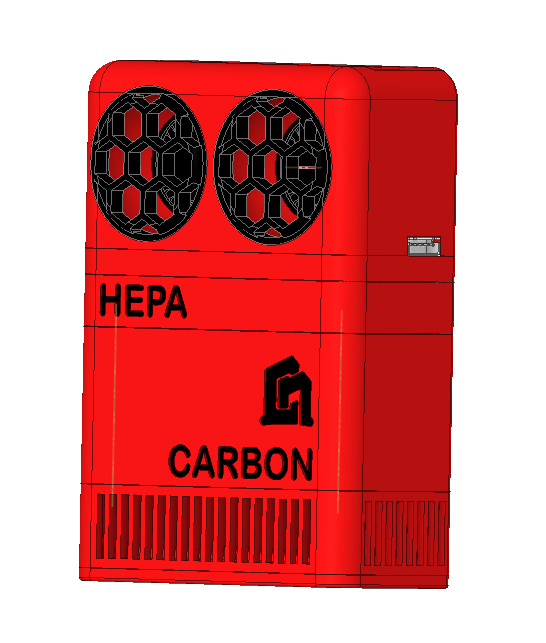 RE-RE-Remix-RGB BentoBox 2x 5015 radial fans HEPA/Carbon filter by ...