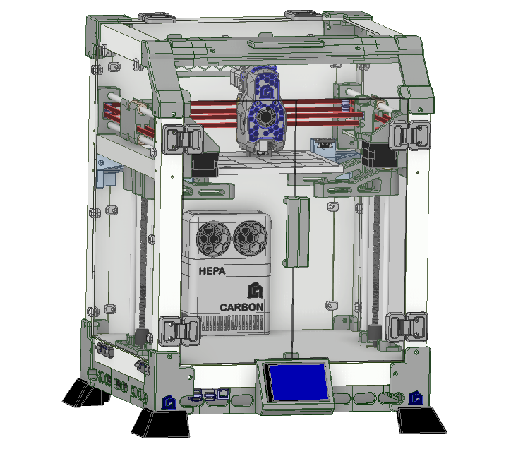 RE-RE-Remix-RGB BentoBox 2x 5015 radial fans HEPA/Carbon filter by ...