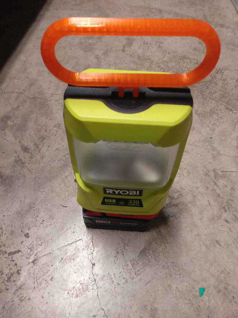 Ryobi Area Light Lantern Handle by plc268 | Download free STL model ...