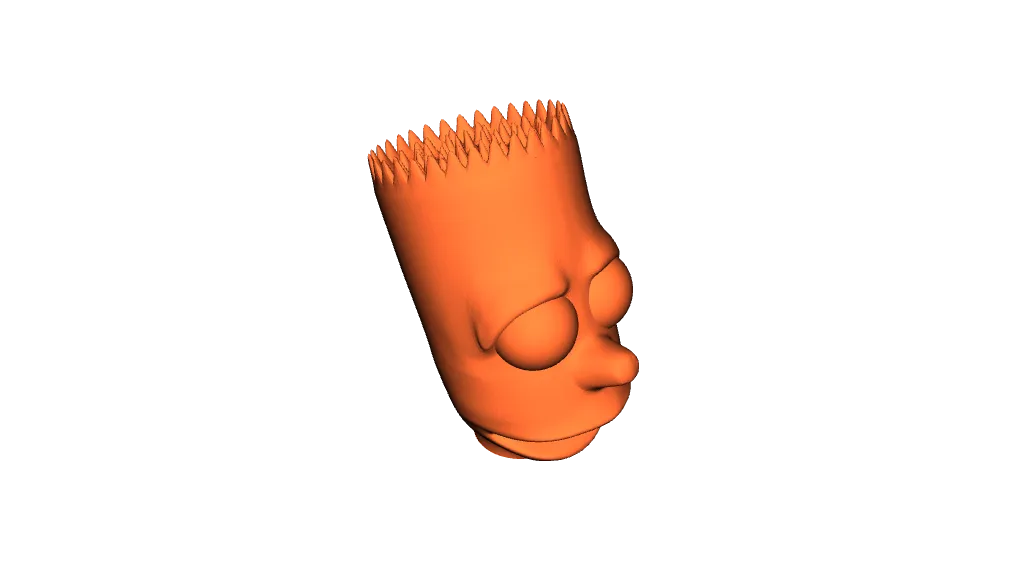 Bart Simpson by AL VA | Download free STL model | Printables.com
