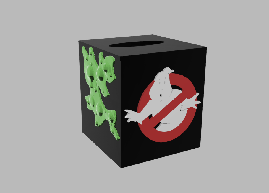 Ghostbusters Tissue Box Cover by Caleb Altman | Download free STL model ...