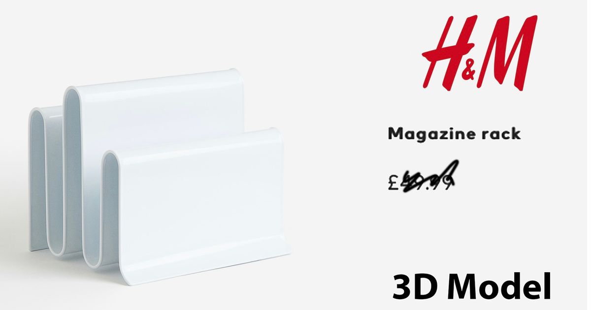 H&M Home Magazine Rack by CalebTimoteo | Printables Store