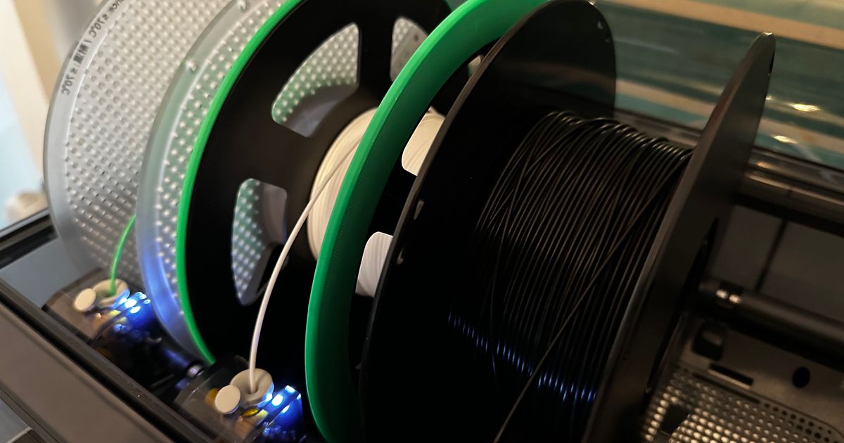 Bambu AMS Spool Adapter for Sunlu 195mm Spools by Seth | Download free ...