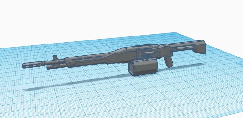 Machine Gun for Lucky13 by ELY 3D | Download free STL model ...