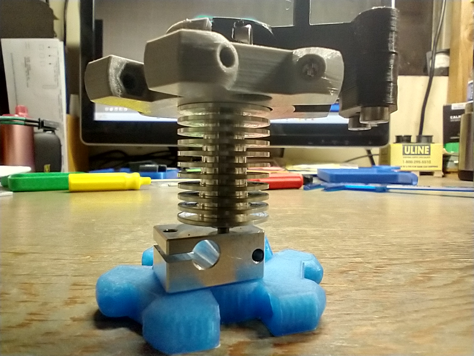 Quick & Easy BlTouch Mount for a Kossel Mini E3D V6 Effector by ...