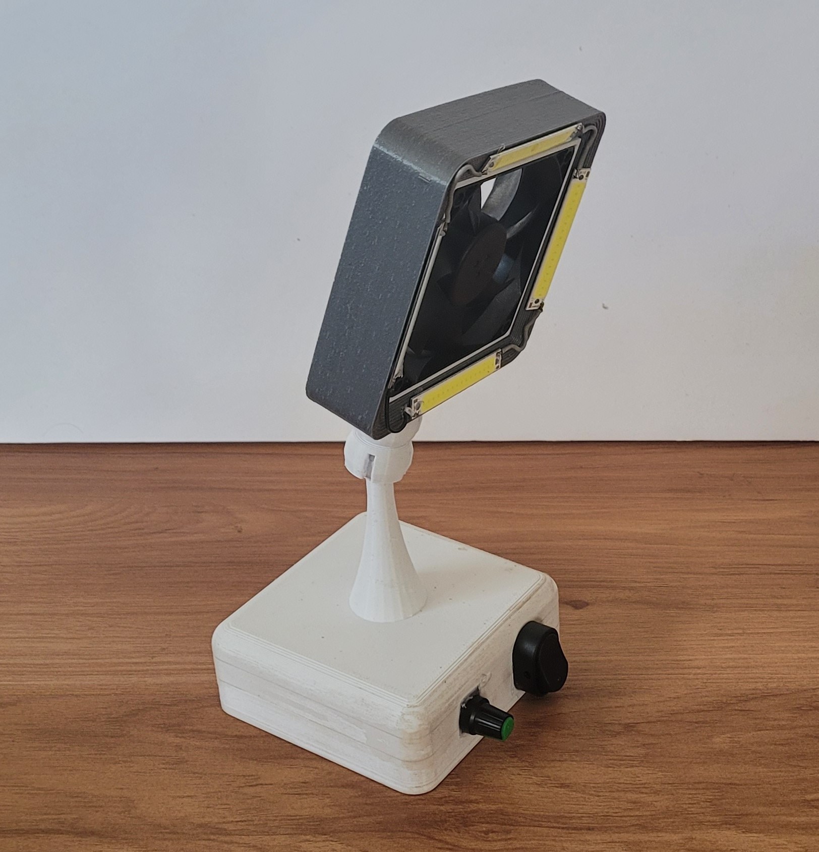 Solder fume fan and lights by Mike | Download free STL model ...