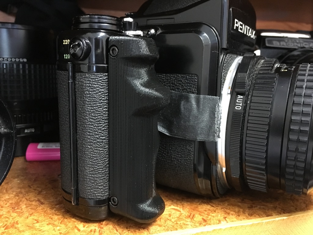 Pentax 67 Right Hand Grip by Brian Kyle | Download free STL model ...