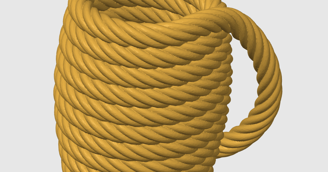 Coiled Rope Containers by Yuanling Liu | Download free STL model ...