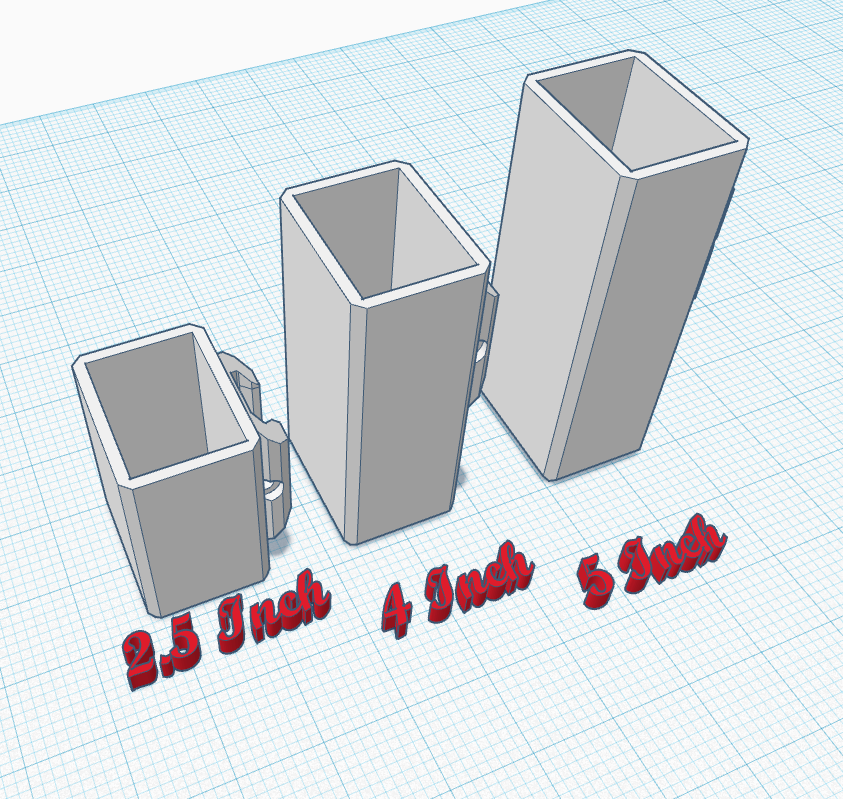 MMS Small Rectangle Containers by Hellforge Actual | Download free STL ...