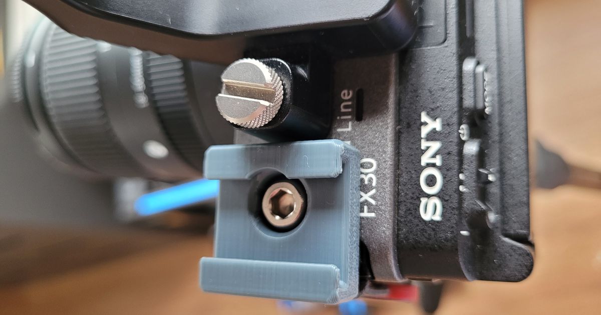 Cold Shoe with offsets holes by aidilmazlan | Download free STL model ...