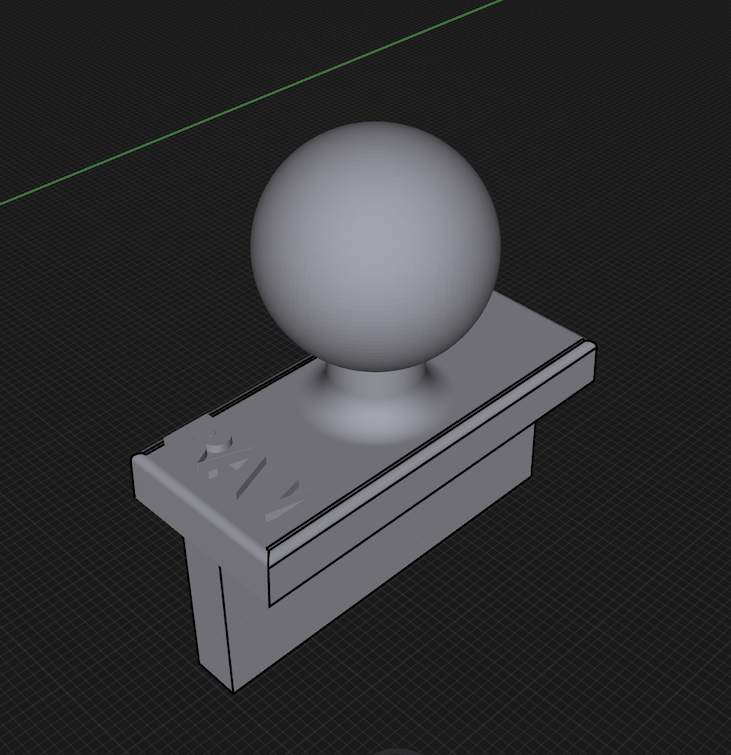 RAM Mount 1 inch Ball for Vise by oml4me | Download free STL model ...