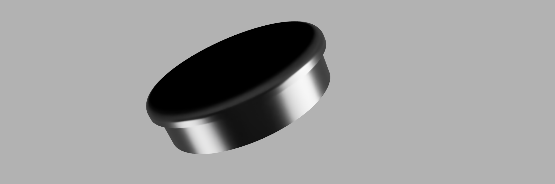 Flat round cap cover for steeltubes by wolffm | Download free STL model ...