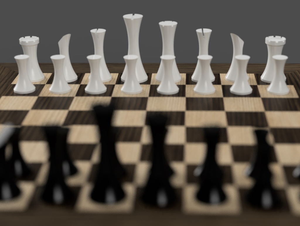 Minimalist contemporary chess set v2 by link0007 | Download free STL ...