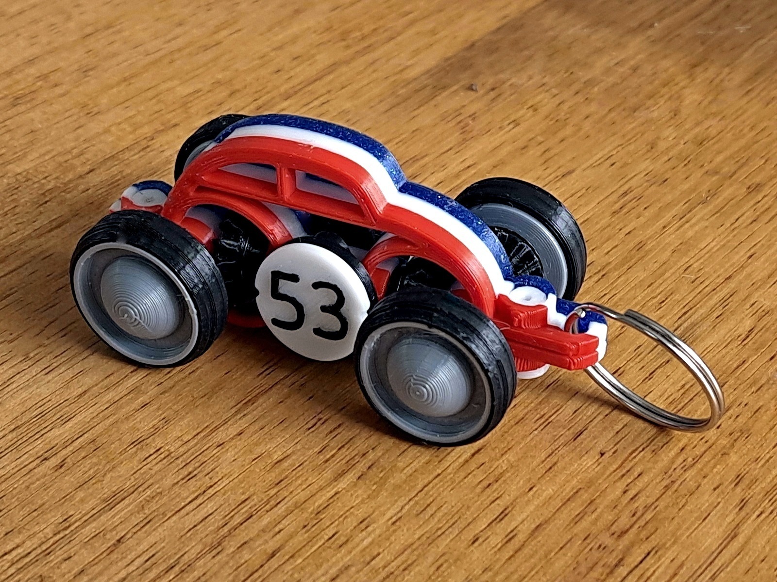 VW Beetle 4WD Key Ring von Bootjevaarder | Kostenloses STL-Modell ...