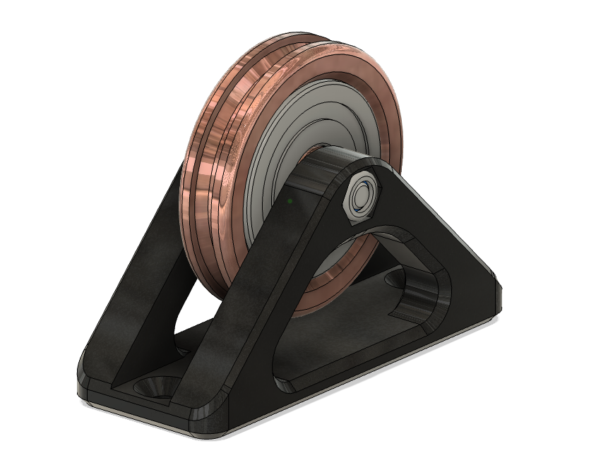 Filament guide roller by Jenson | Download free STL model | Printables.com