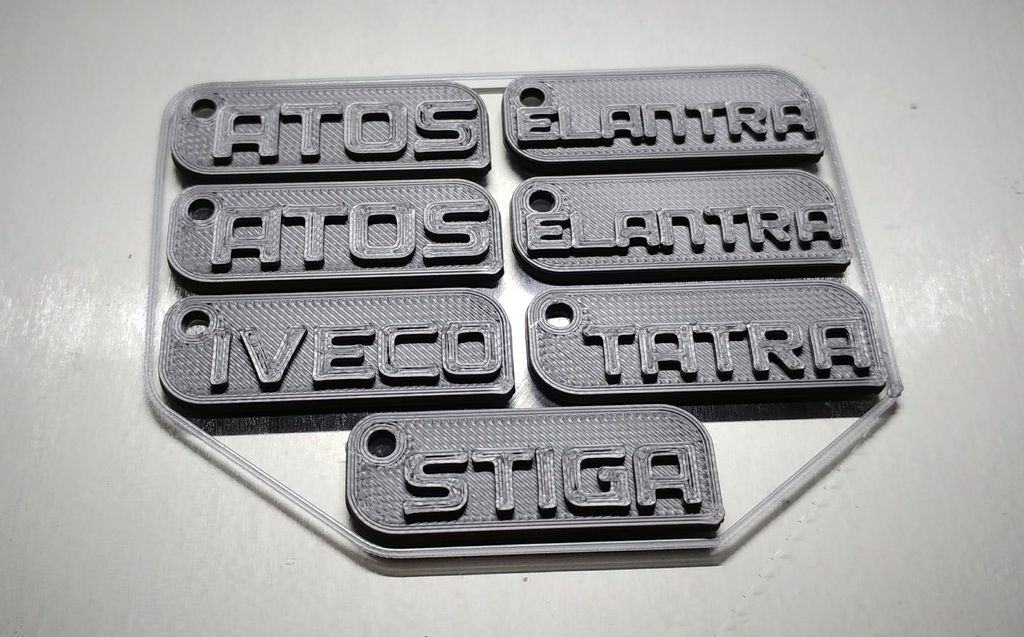 Iveco keychain by pavol.n | Download free STL model | Printables.com