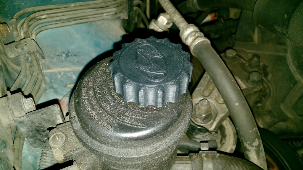 Steering fluid cap Hyundai Elantra by pavol.n | Download free STL model ...