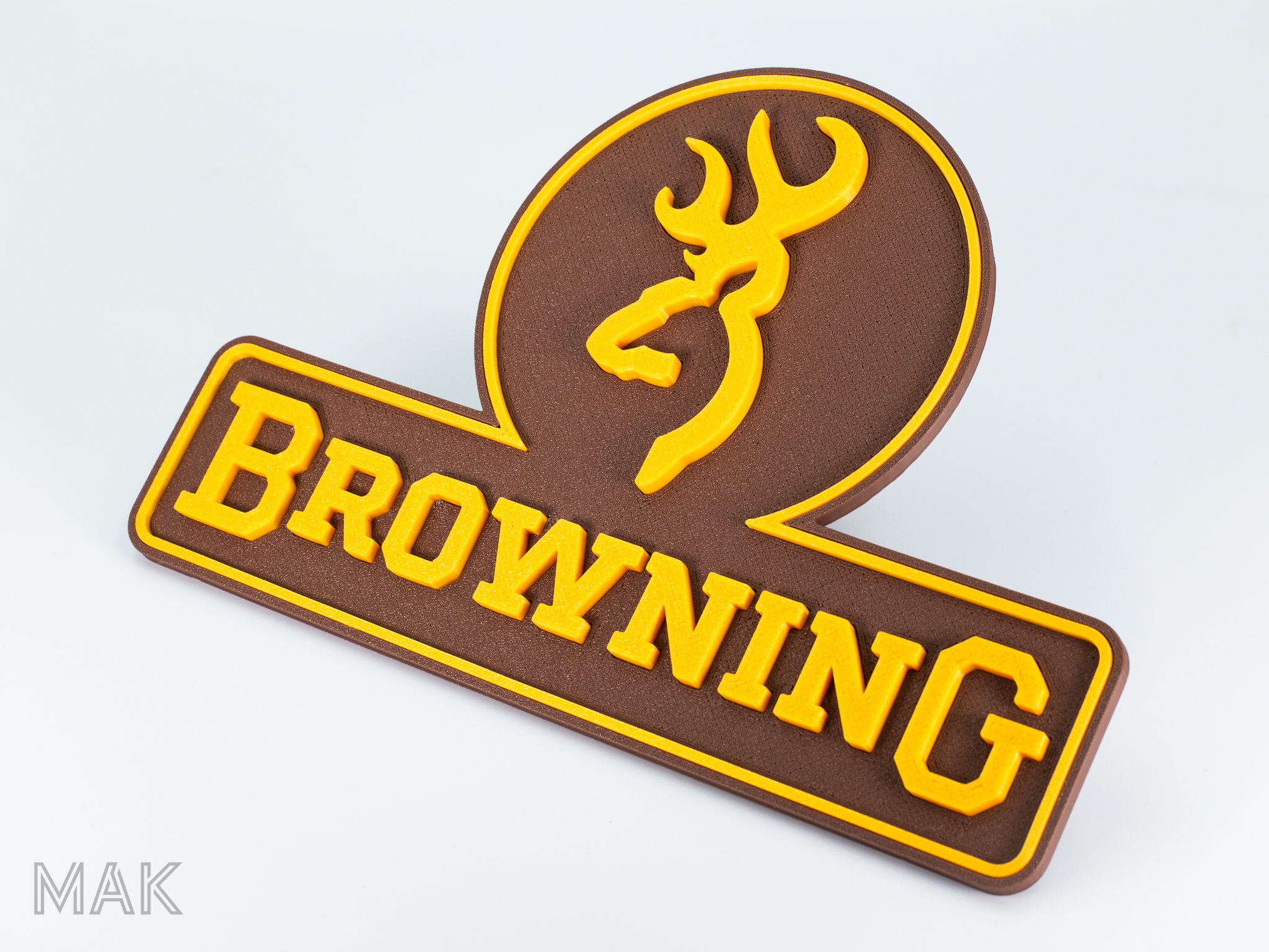 MAK Browning Emblem / Logo by mak77 | Download free STL model ...