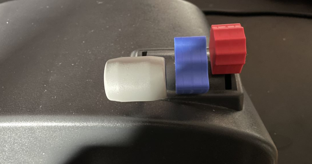 CH Flight Yoke - Prop and Mixture lever knobs/heads by Sebazzz ...