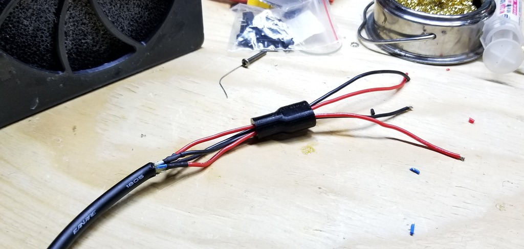 Balanced Headphone Cable Midpoint Spitter for Canare Cable by Recursion ...