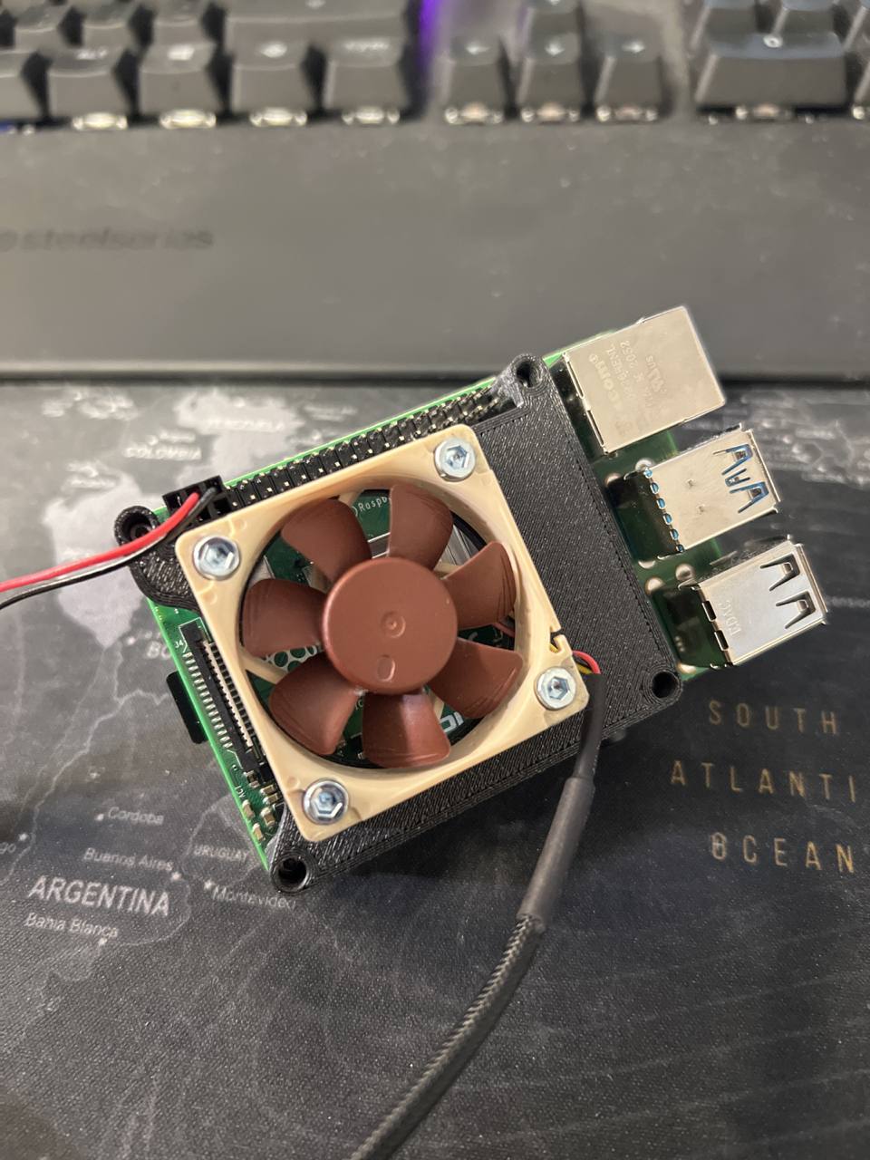 Fan Mount Raspberry Pi 4 40mm Noctua + Step File by Wissencat ... Fan Mount Raspberry Pi 4 40mm Noctua + Step File by Wissencat ...