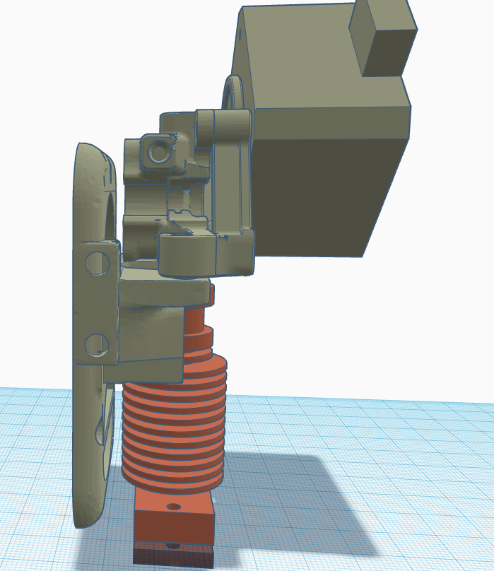 Anycubic i3 MEGA S Sherpa mini volcano extruder mount MK4 Compatible ...