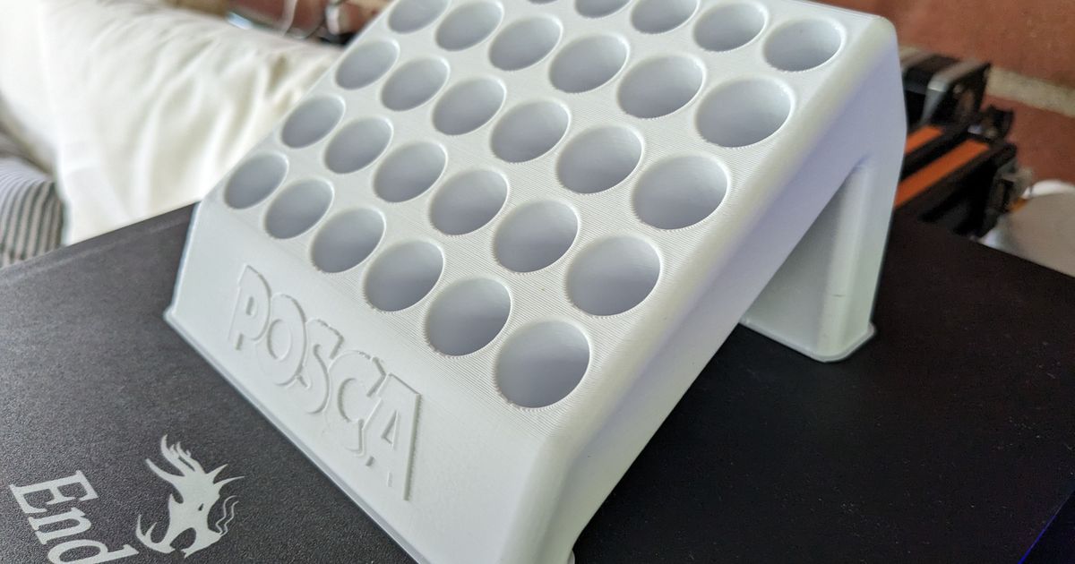 UNI POSCA stand for 7 3M and 24 5M markers by Zdre | Download free STL ...