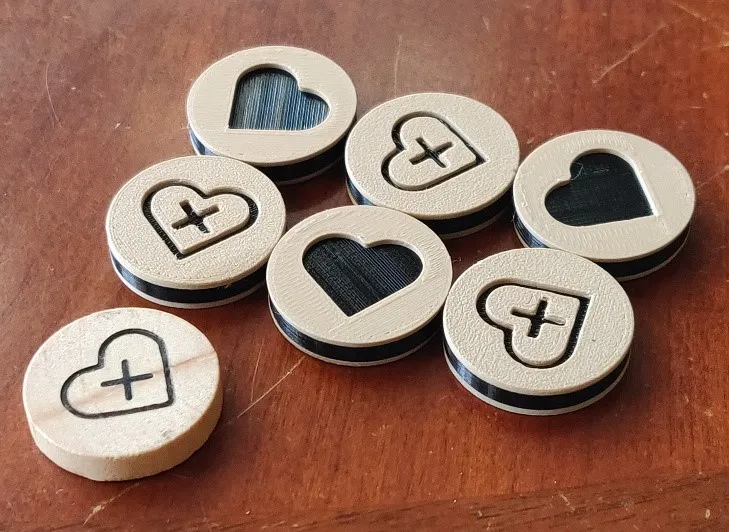 Ravine Heart Token by cjnaz | Download free STL model | Printables.com