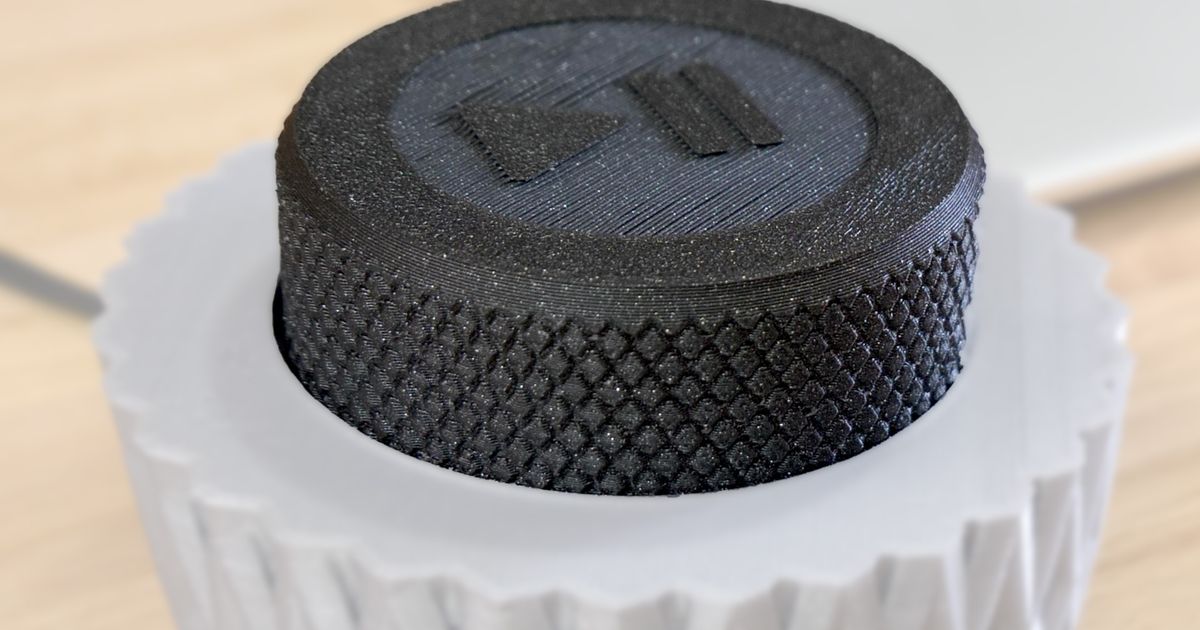 Media control volume knob - Knurled knob by Mikolas Zuza | Download free STL model | Printables.com