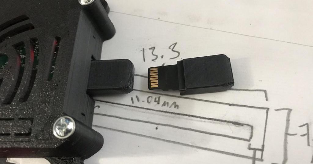 SD Card Grip n' Rip for Raspberry Pi 3 B by Midyew 59 | Download free ...