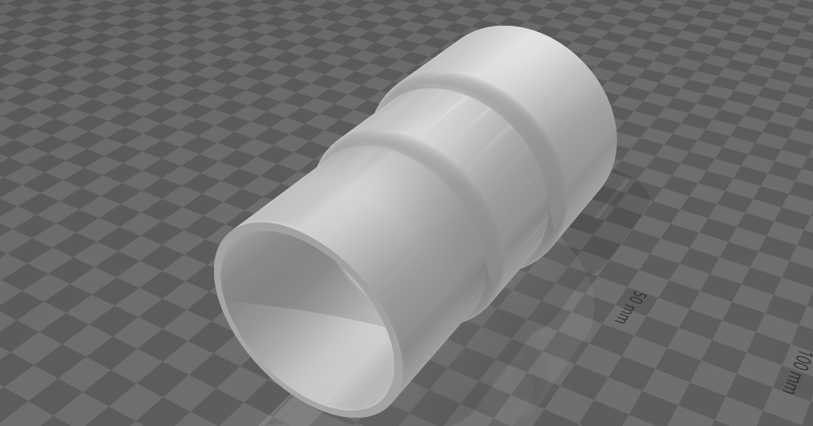 63mm pipe nipple by Codi | Download free STL model | Printables.com