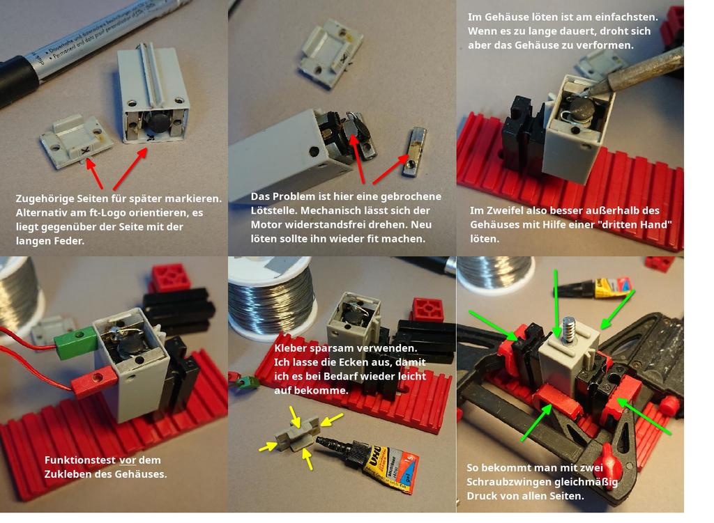 fischertechnik mini motor refurbishment kit by juh | Download free STL ...