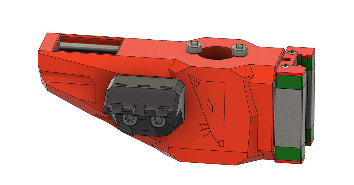 VCore 3.1 Bed Arms with Heat Inserts and Logos by D!nu | Download free ...