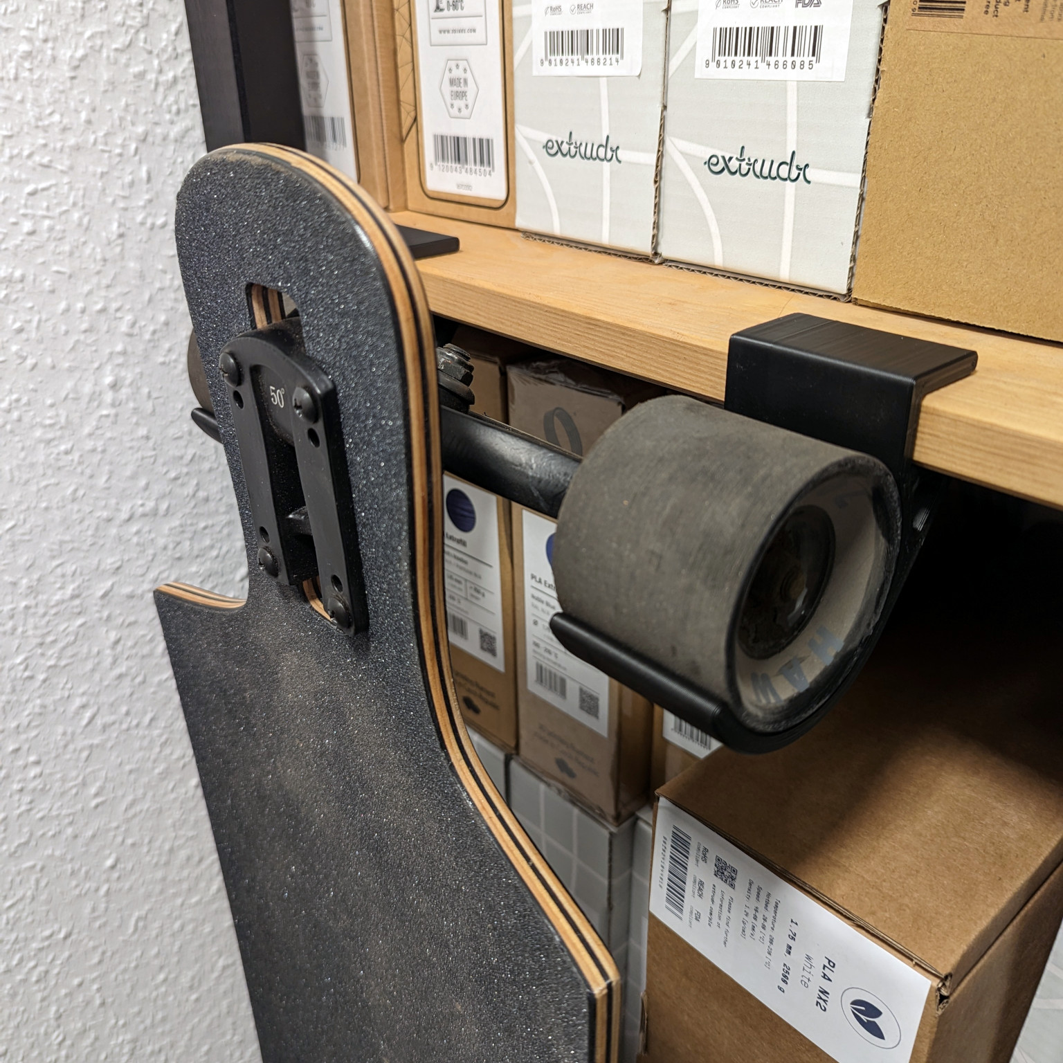 IKEA IVAR Longboard Storage Hook by 0x4242 | Download free STL model | Printables.com
