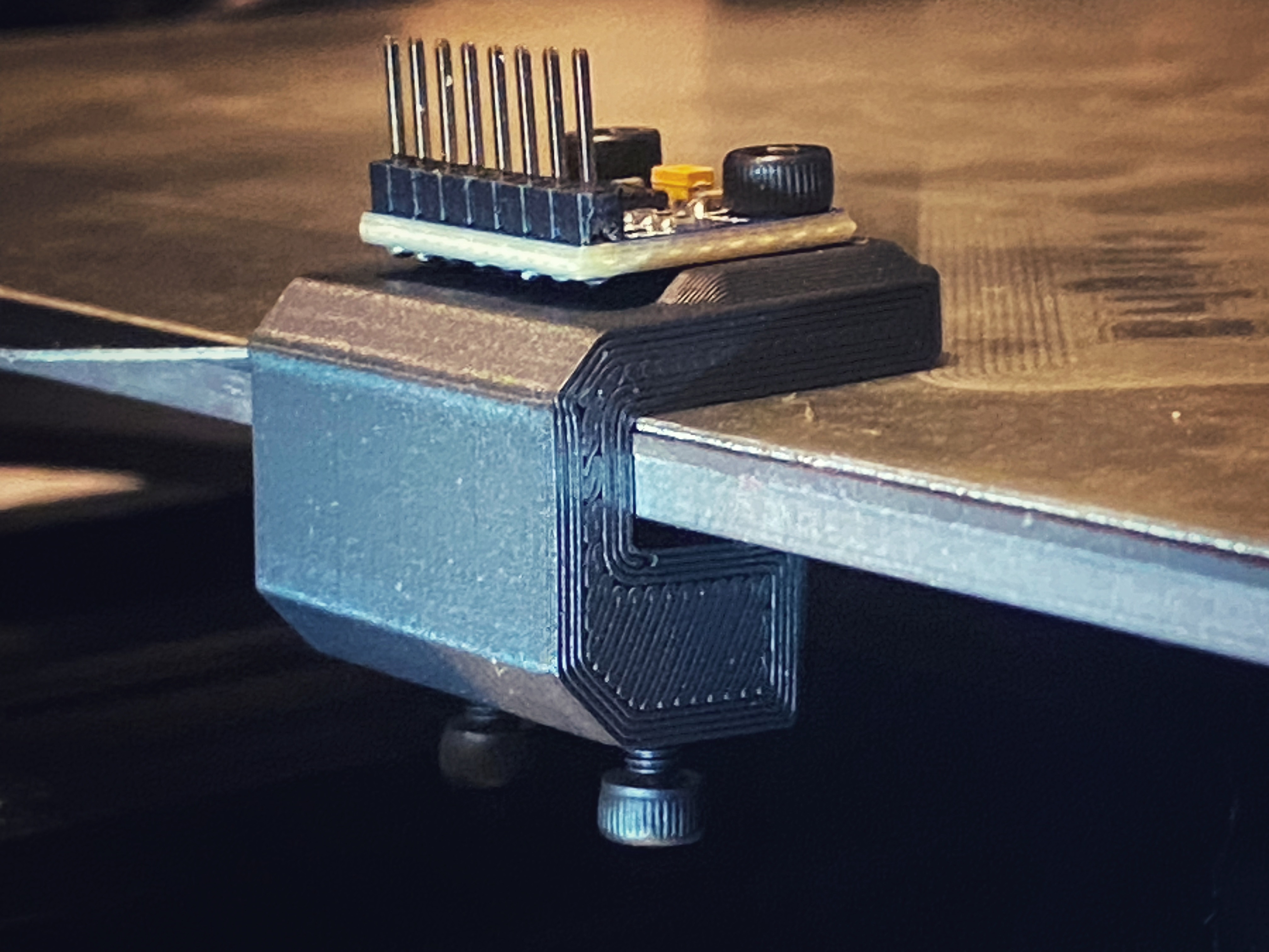 ADXL345 Bed Y Axis CAPTIVE Mount Clamp! No bed damage!! by 3DPrintDemon ...