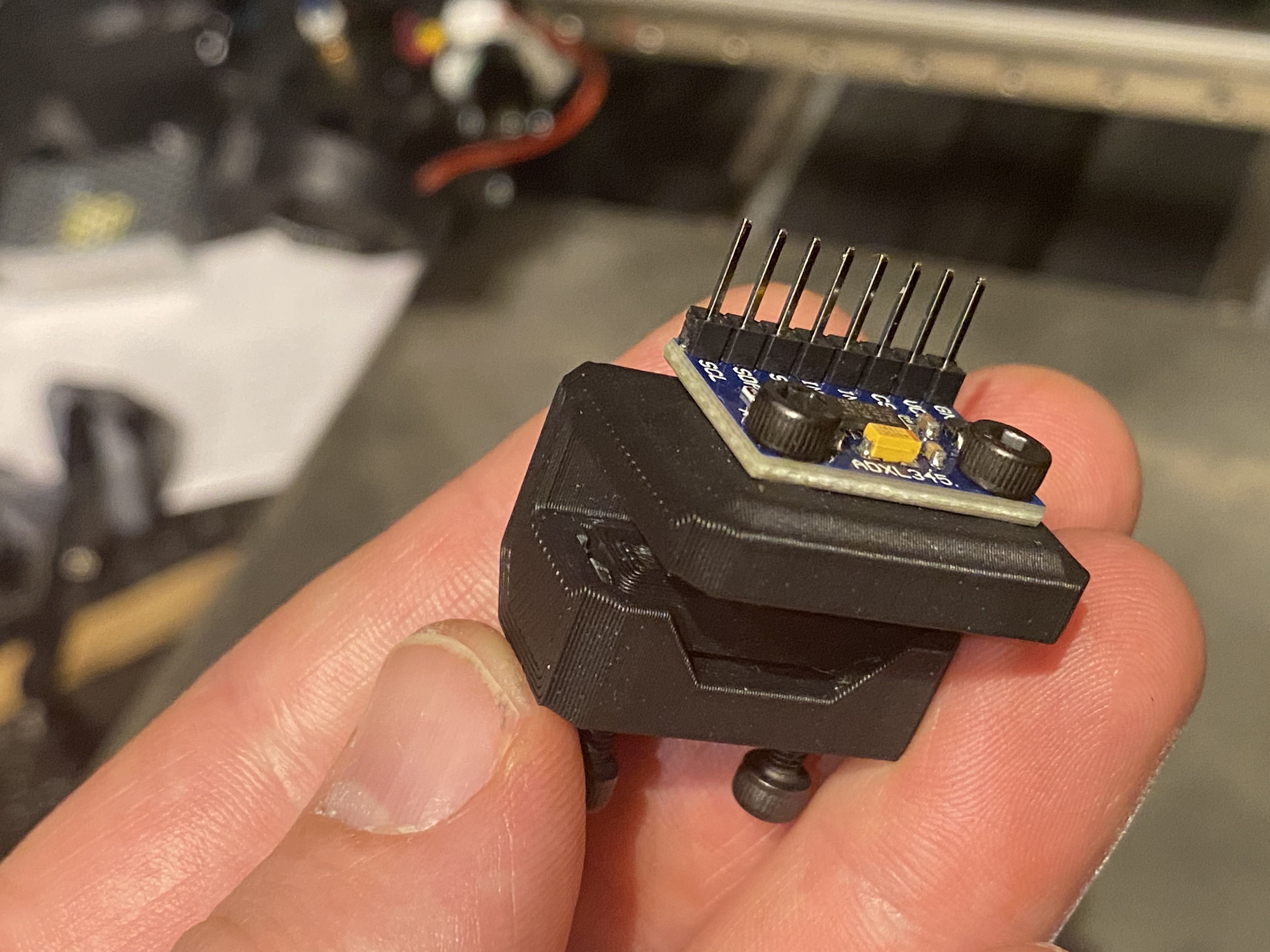 ADXL345 Bed Y Axis CAPTIVE Mount Clamp! No bed damage!! by 3DPrintDemon ...