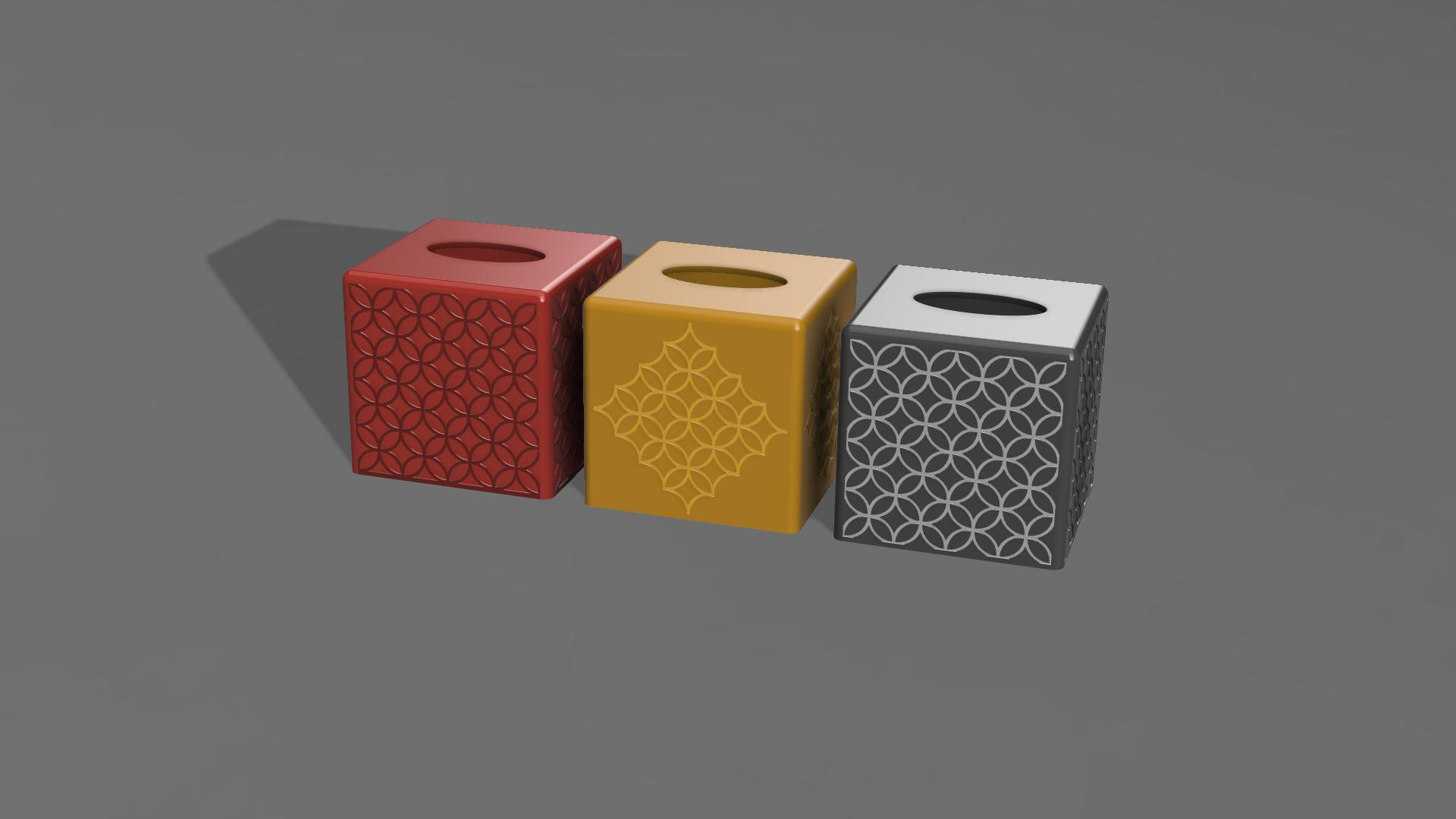 Tissue Box - circle pattern by RestoreDoctor | Download free STL model ...