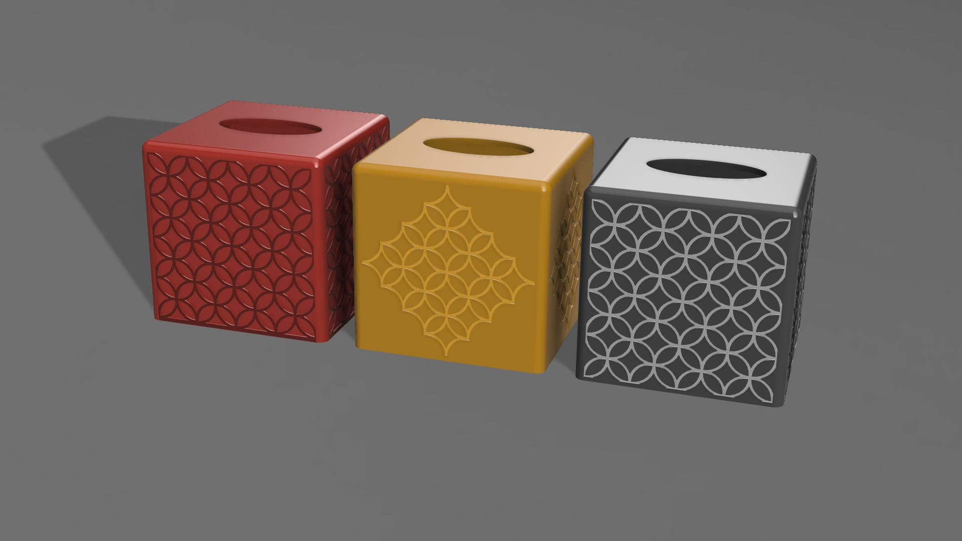 Tissue Box - circle pattern by RestoreDoctor | Download free STL model ...