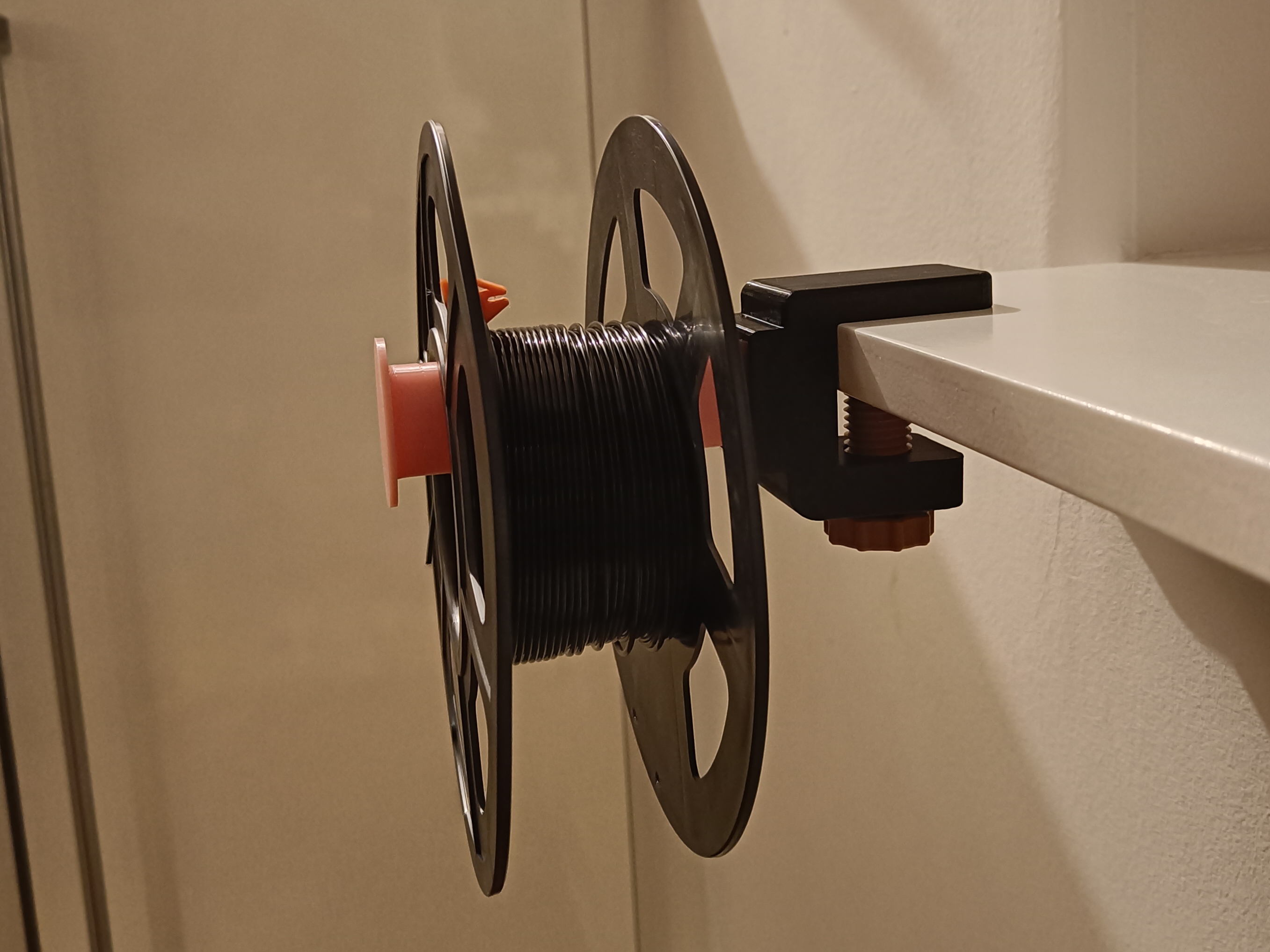 Robust Spool Holder Desk Mount by nilson_fx | Download free STL model ...