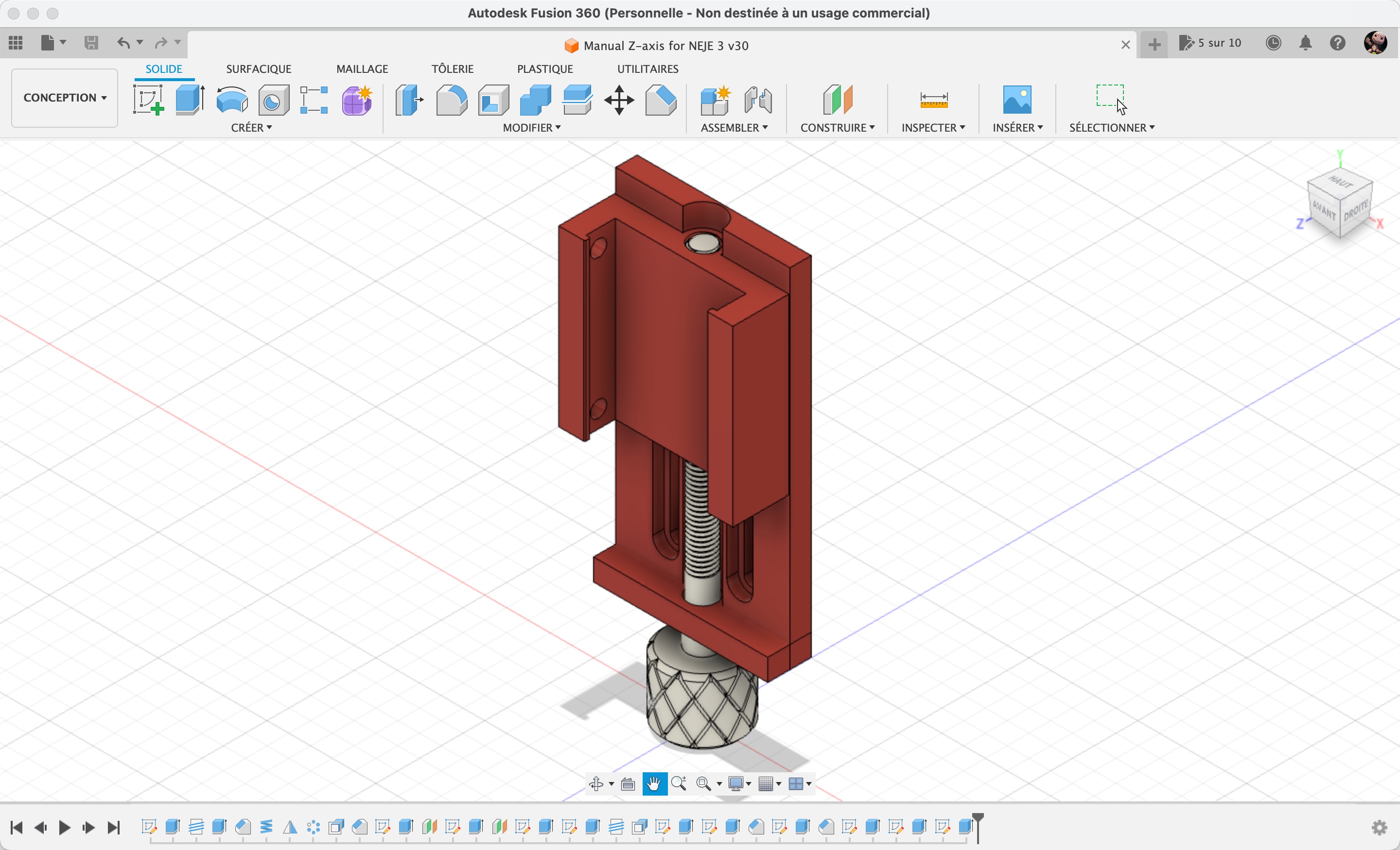 Adjustable Z Axis Mod for NEJE 3 (Master 2/2S) by Agima | Download free ...