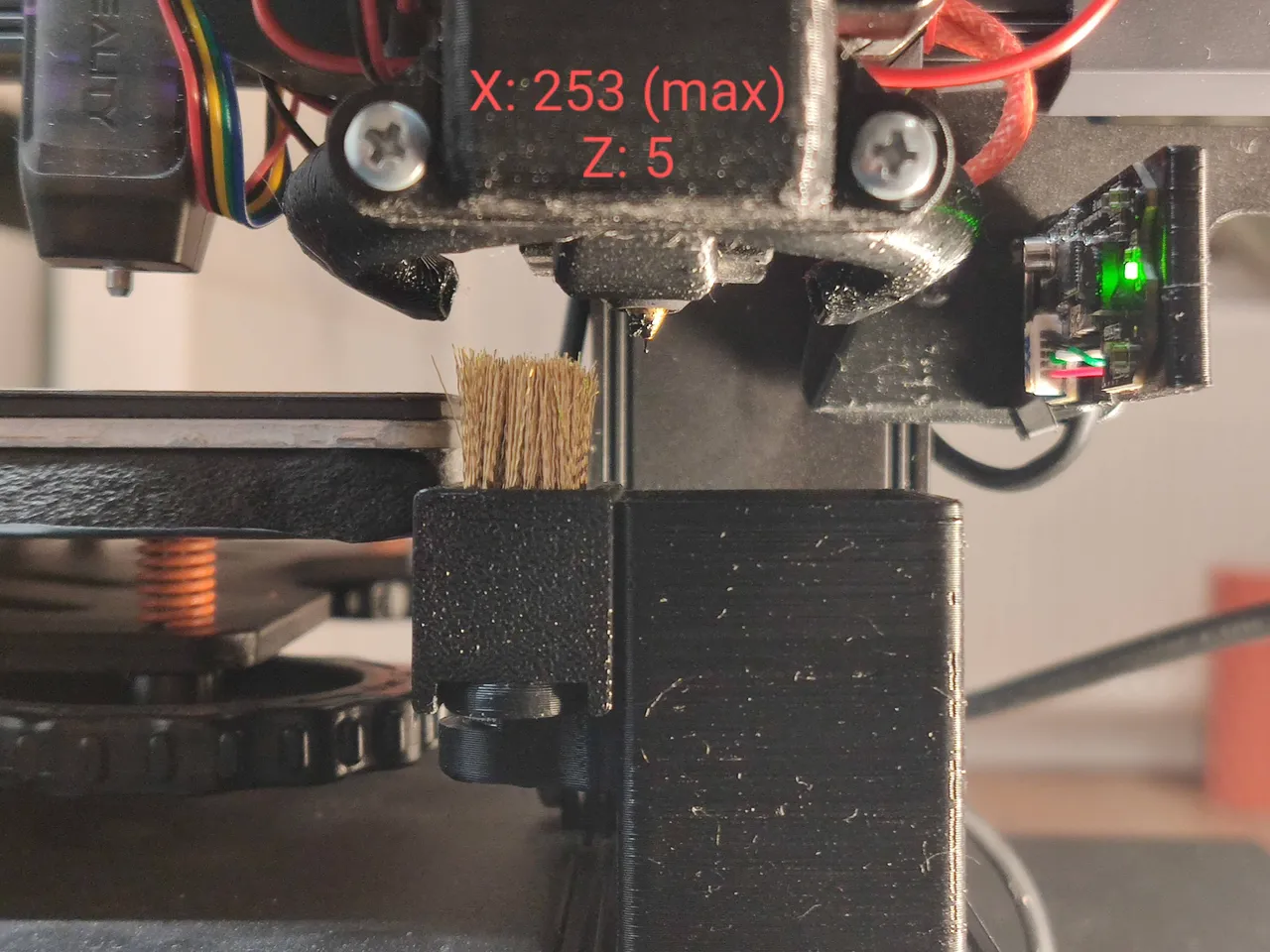 Ender 3 S1 - Nozzle Brush & Purge Bucket w/ macro by Franz | Download ...