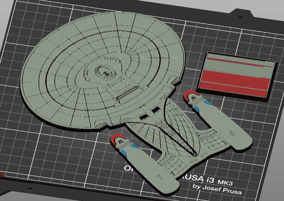 USS Enterprise (NCC-1701-D) Art by robotfriend | Download free STL ...