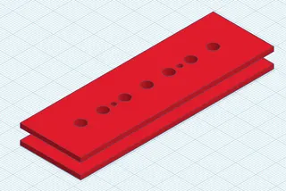 7 String P-90 Style Bobbin (61.6mm) by prplhaze | Download free STL ...