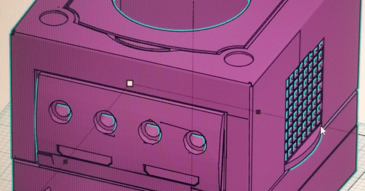 Tissue Box Cover Gamecube with Gameboy Player von Guyonacouch ...