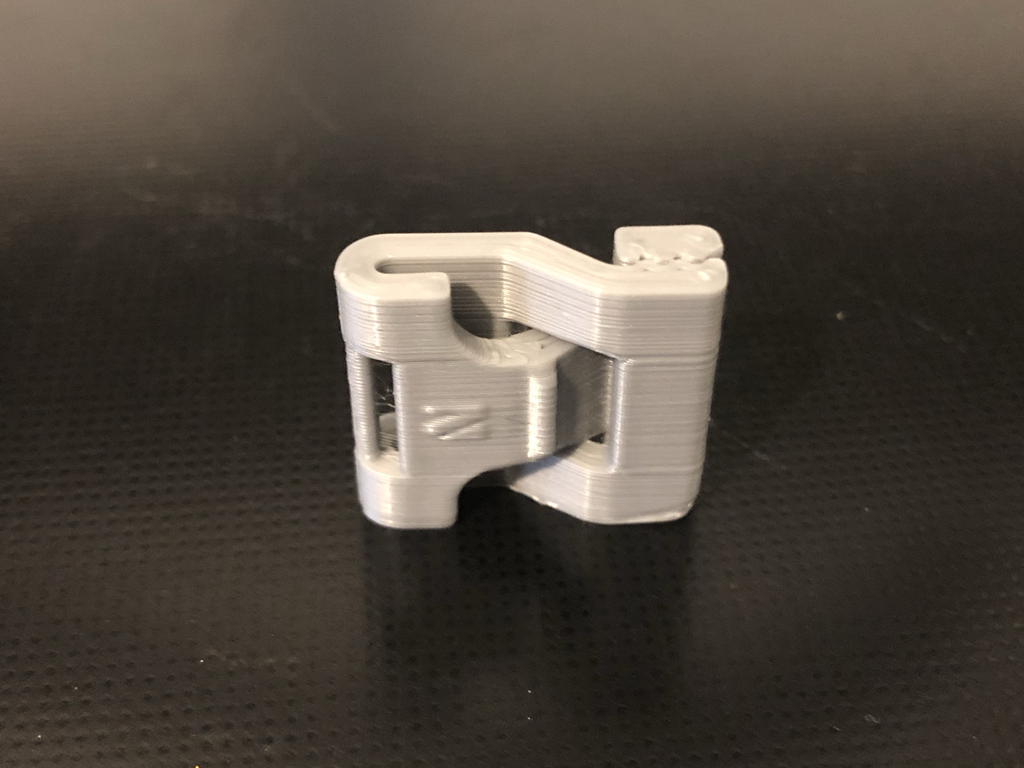 Rubberband Clip / Buckle by FunkyArt | Download free STL model ...