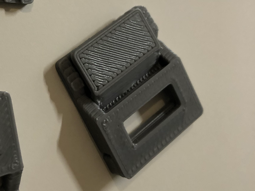 Rubberband Clip / Buckle by FunkyArt | Download free STL model ...