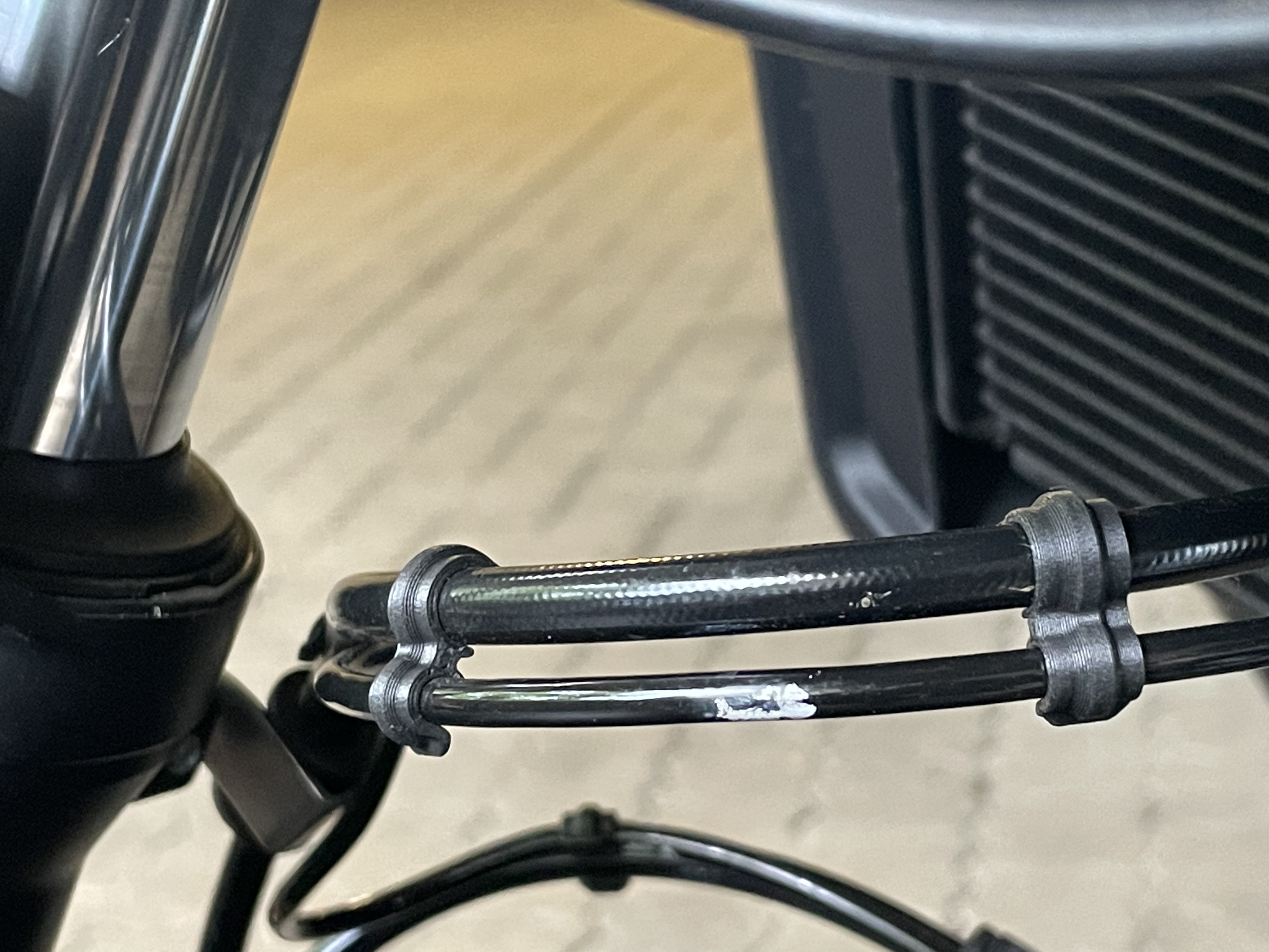 Brake hose - ABS sensor cable clip for motorcycle by Yosuke | Download ...