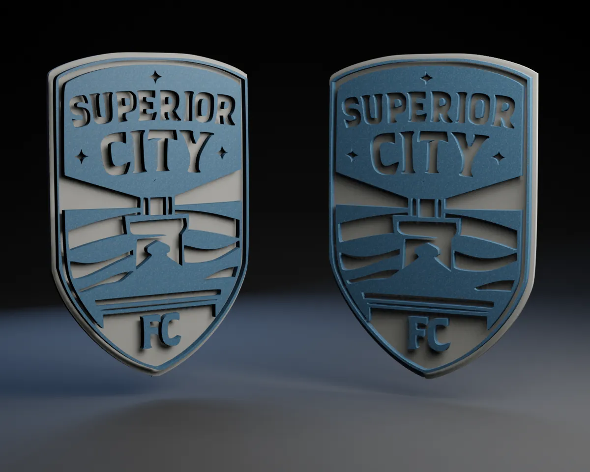 Superior City FC logo and Key Chain by Peter Farell | Download free STL ...