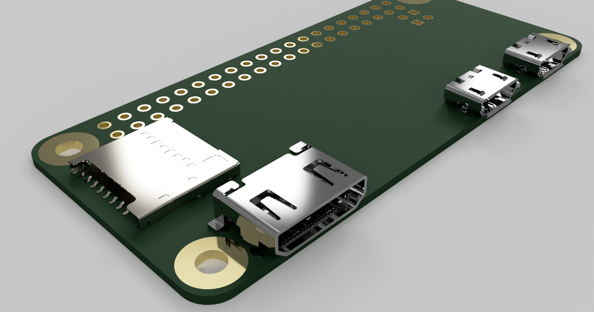 Raspberry Pi Zero 3D model by Nikolica | Download free STL model ...